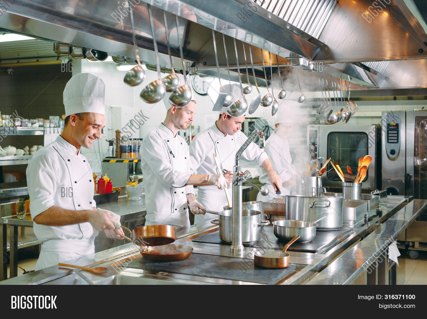 Modern Kitchen. Cooks Image & Photo (Free Trial) | Bigstock