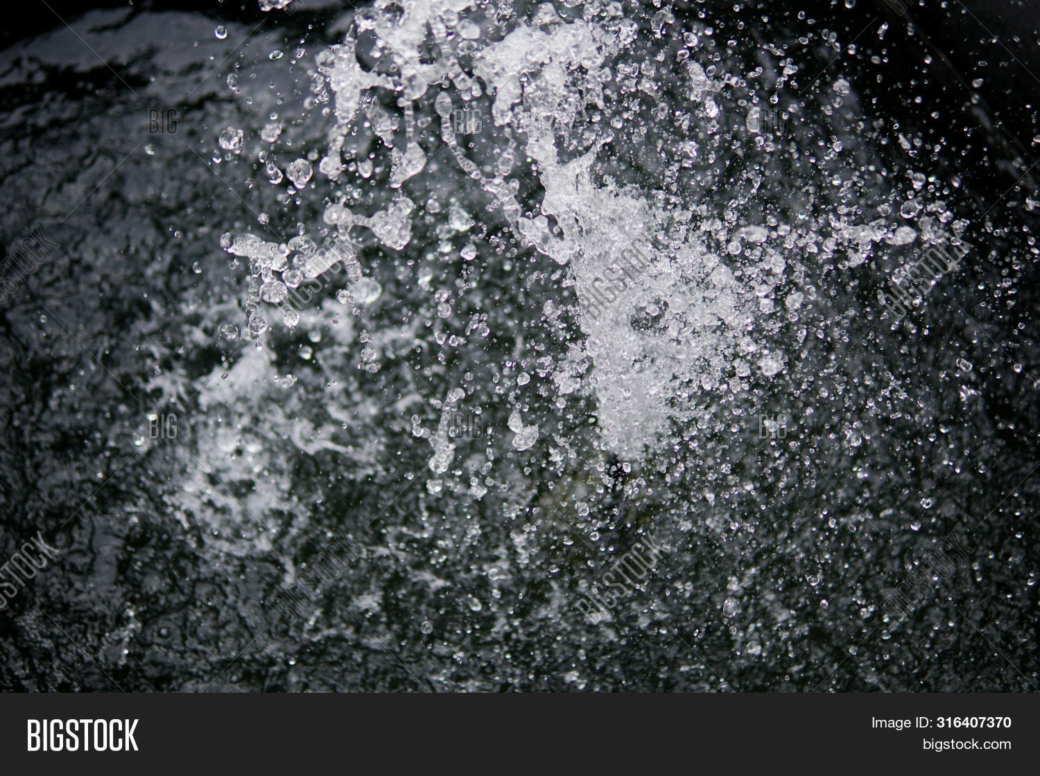 Water Splash On Black Image & Photo (Free Trial) | Bigstock