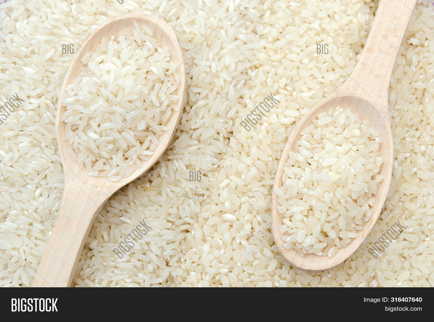 Polished White Rice Image & Photo (Free Trial) | Bigstock