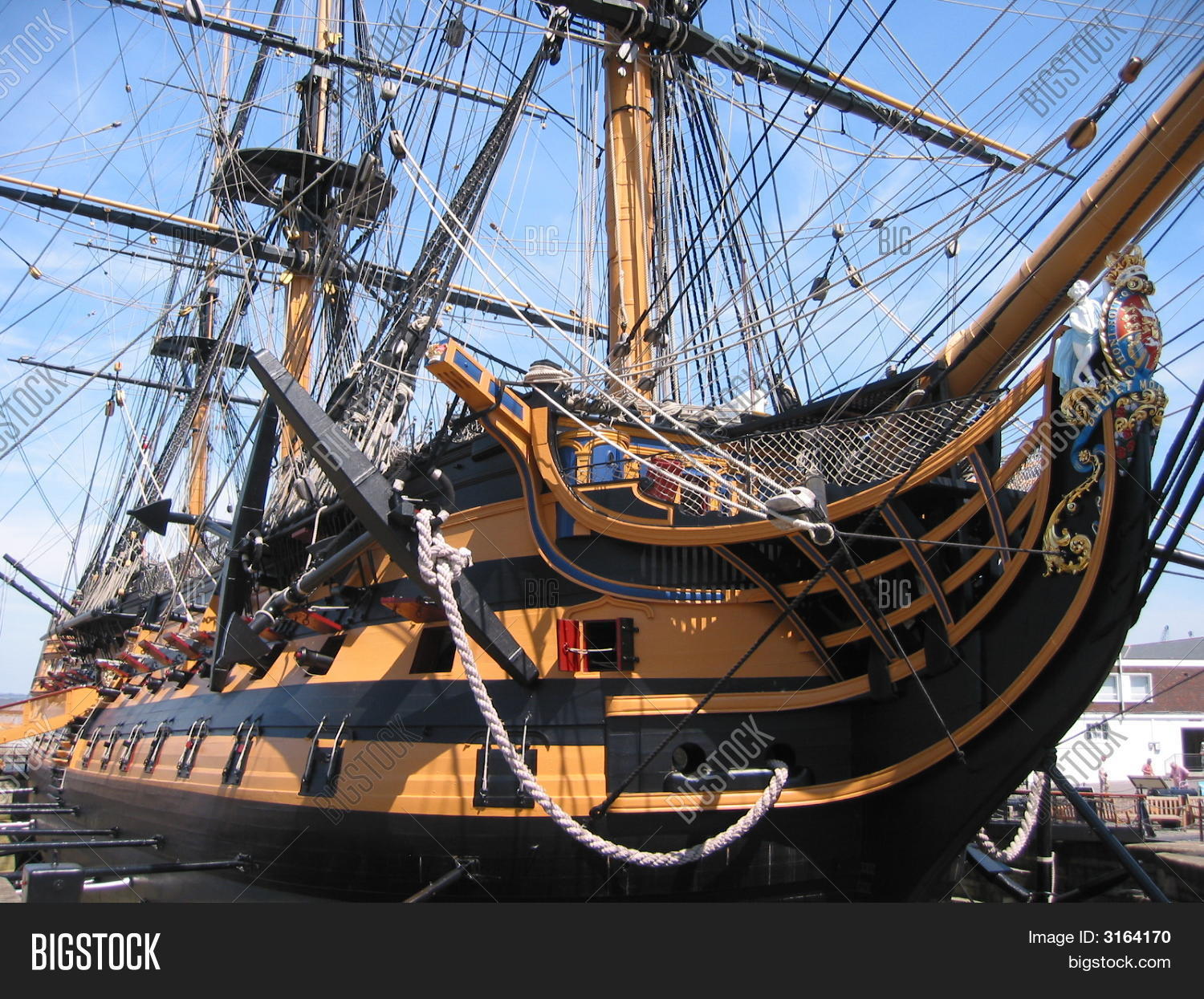 Hms Victory Dry Dock Image & Photo (Free Trial) | Bigstock