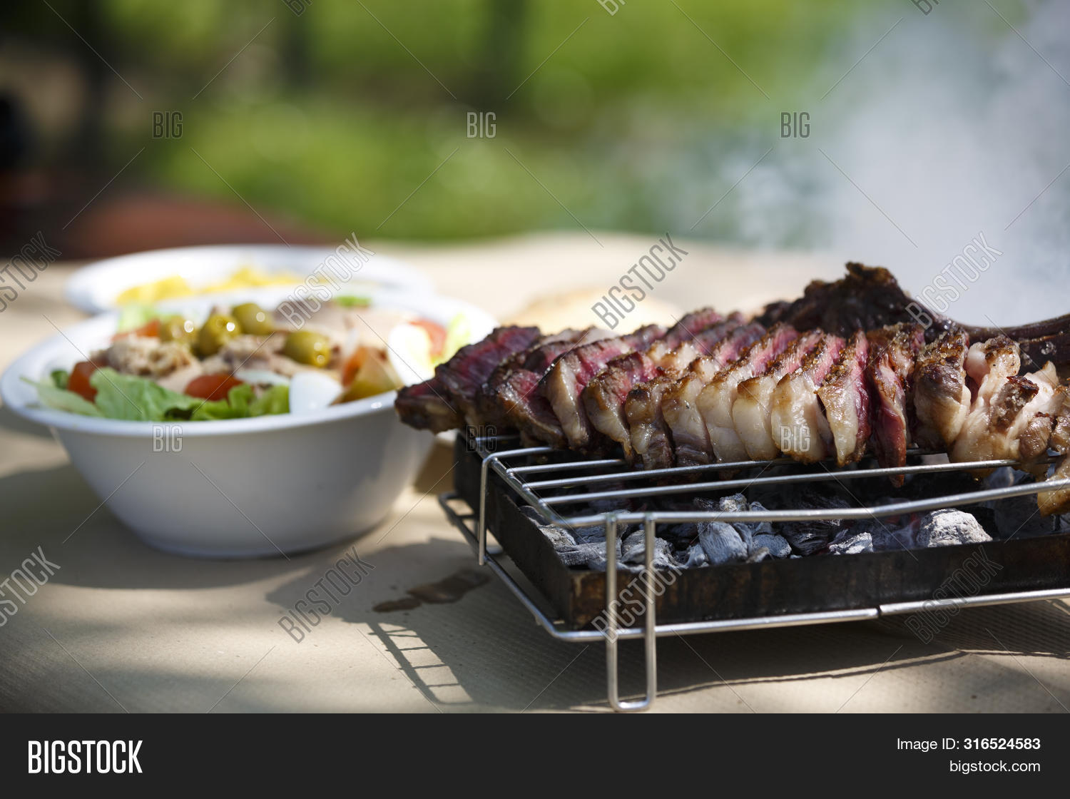 Steak Outdoors Image & Photo (Free Trial) | Bigstock