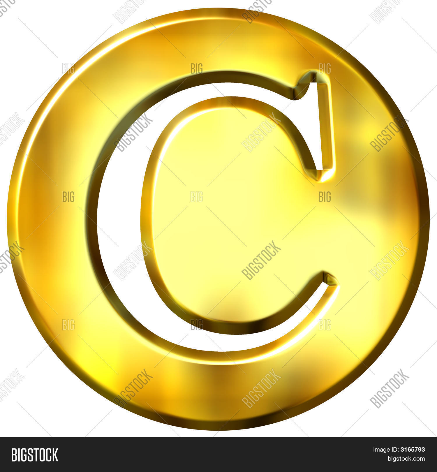 3D Golden Letter C Image & Photo (Free Trial) | Bigstock