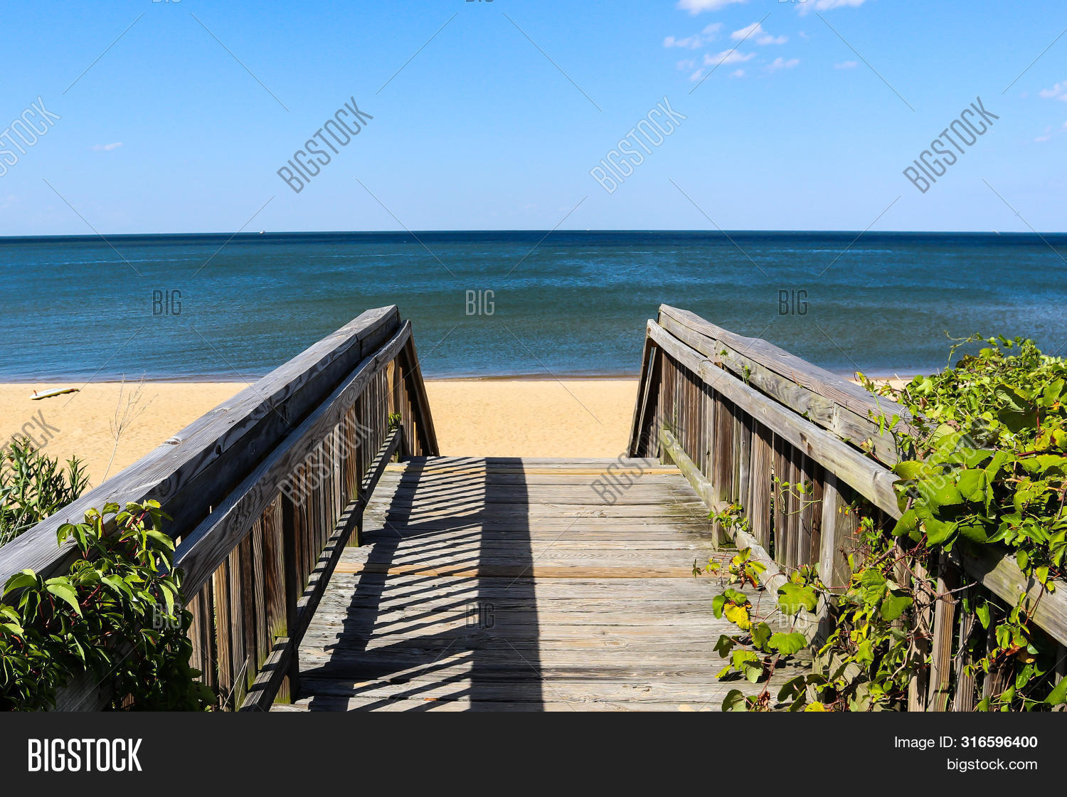 Walkway Leading Ocean Image & Photo (Free Trial) | Bigstock