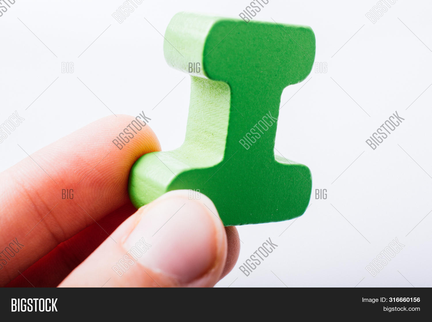 Hand Holding Letter Image & Photo (Free Trial) | Bigstock
