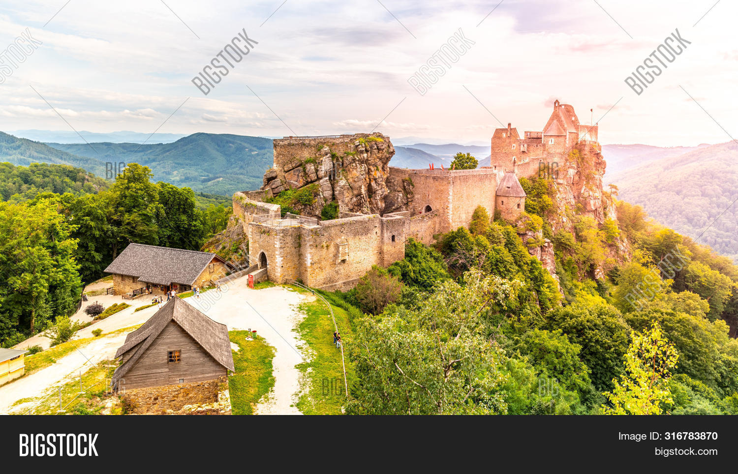 Aggstein Castle Ruins Image & Photo (Free Trial) | Bigstock