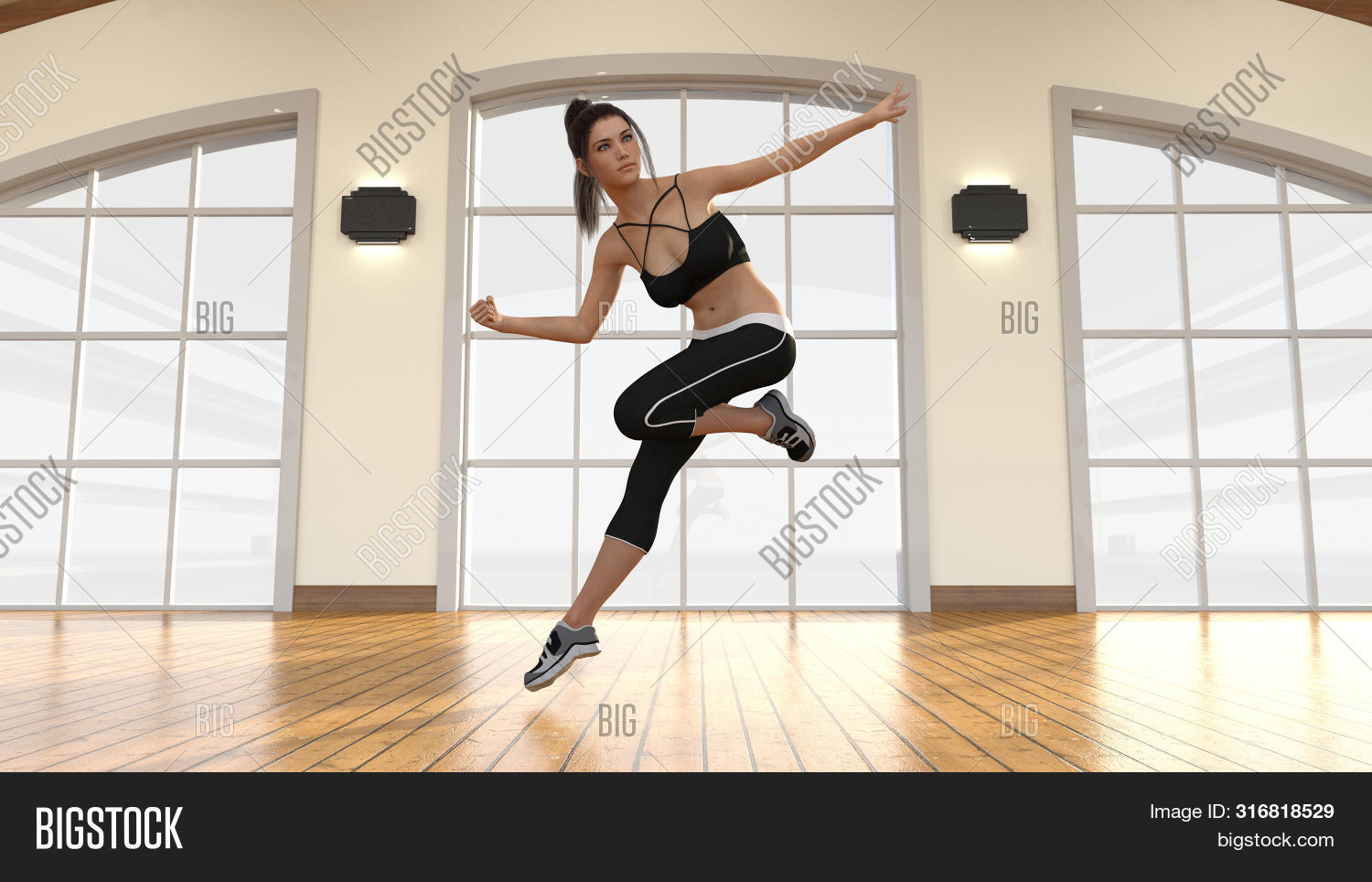 Aerobics Dance Fitness Image & Photo (Free Trial) | Bigstock