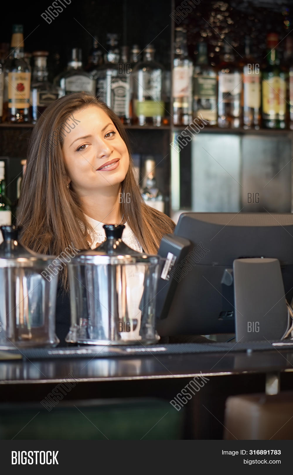 Bartender Registrating Image & Photo (Free Trial) | Bigstock