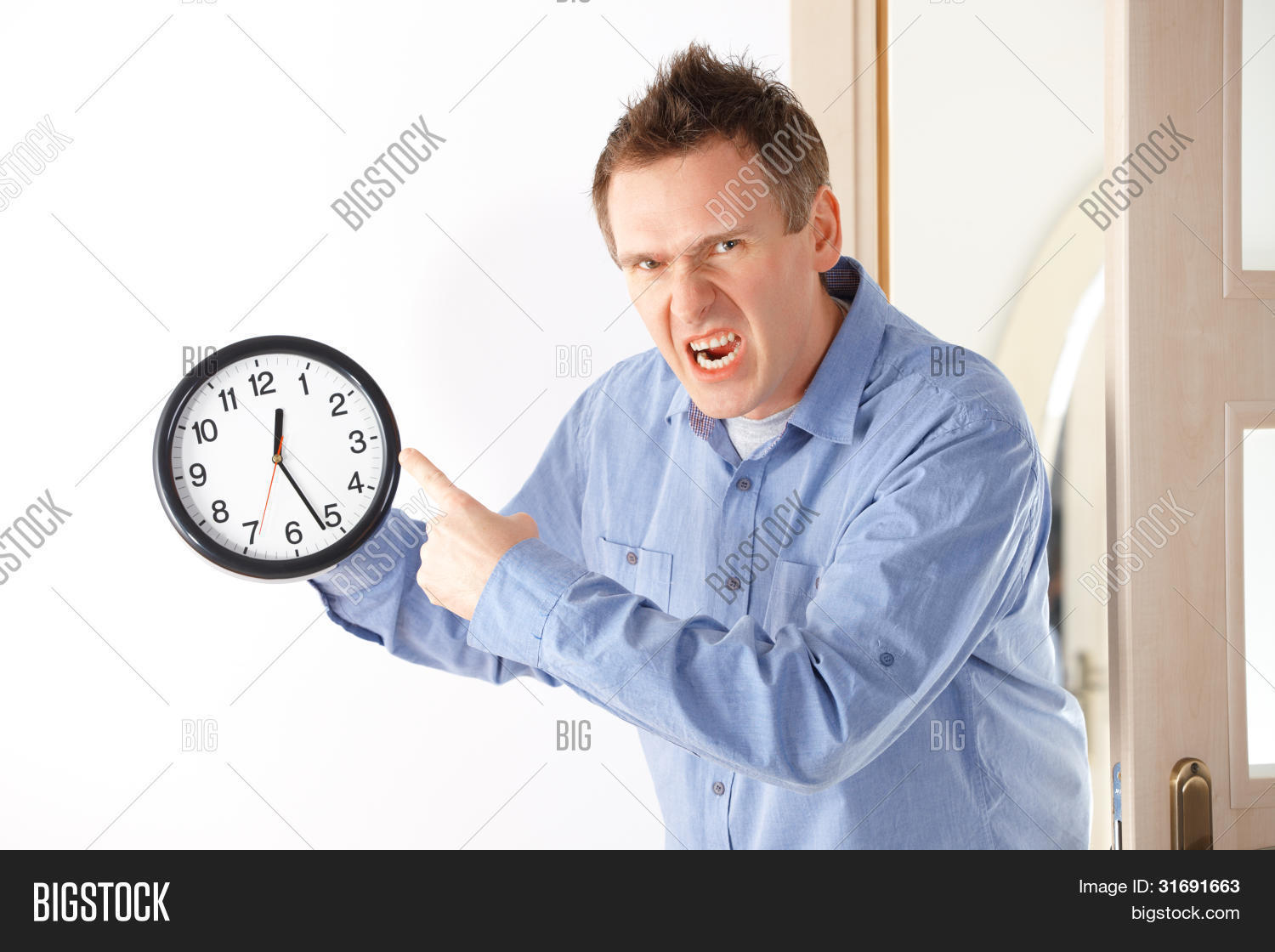 Angry Man Showing Image & Photo (Free Trial) | Bigstock