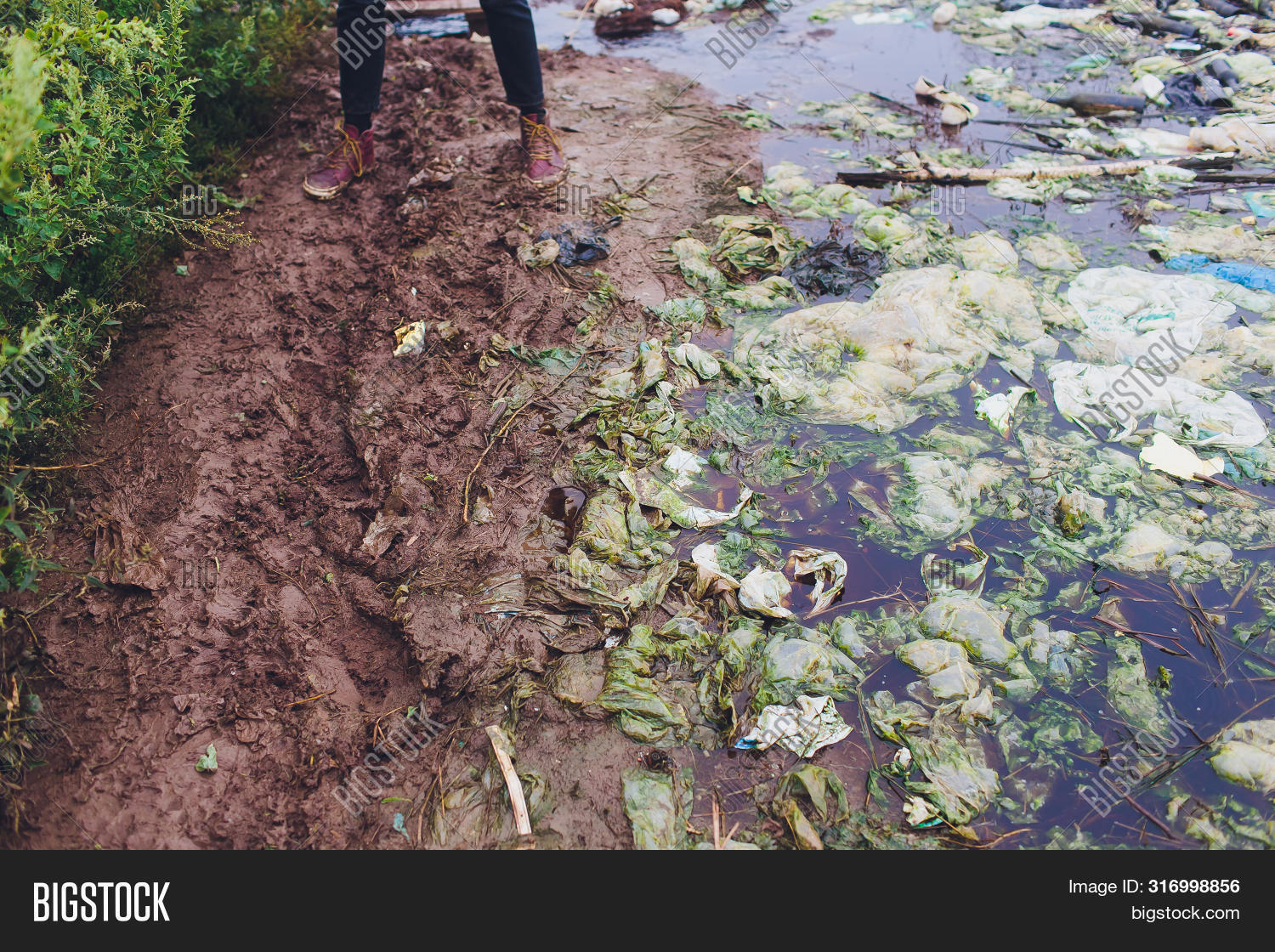 Black Water Pollution Image & Photo (Free Trial) | Bigstock