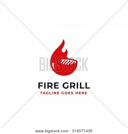 Fire Grill Logo Vector & Photo (Free Trial) | Bigstock