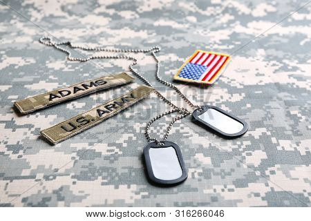 Military Id Tags Us Image & Photo (Free Trial) | Bigstock