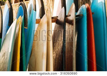Set Colorful Surfboard Image & Photo (Free Trial) | Bigstock