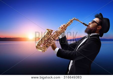 Male Jazz Musician Image & Photo (Free Trial) | Bigstock