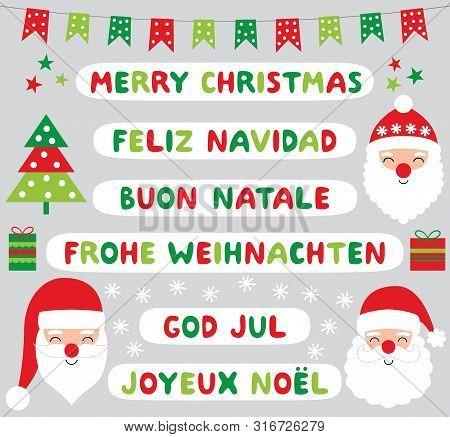 Merry Christmas In Different Languages