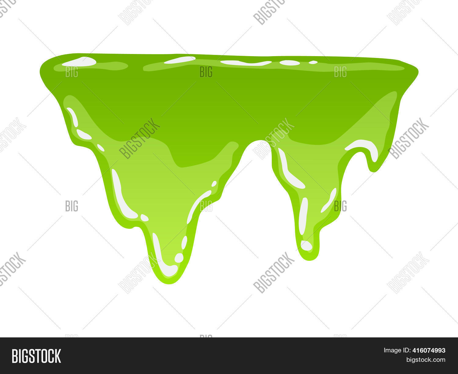 Green Slime. Goo Blob Image & Photo (Free Trial) | Bigstock
