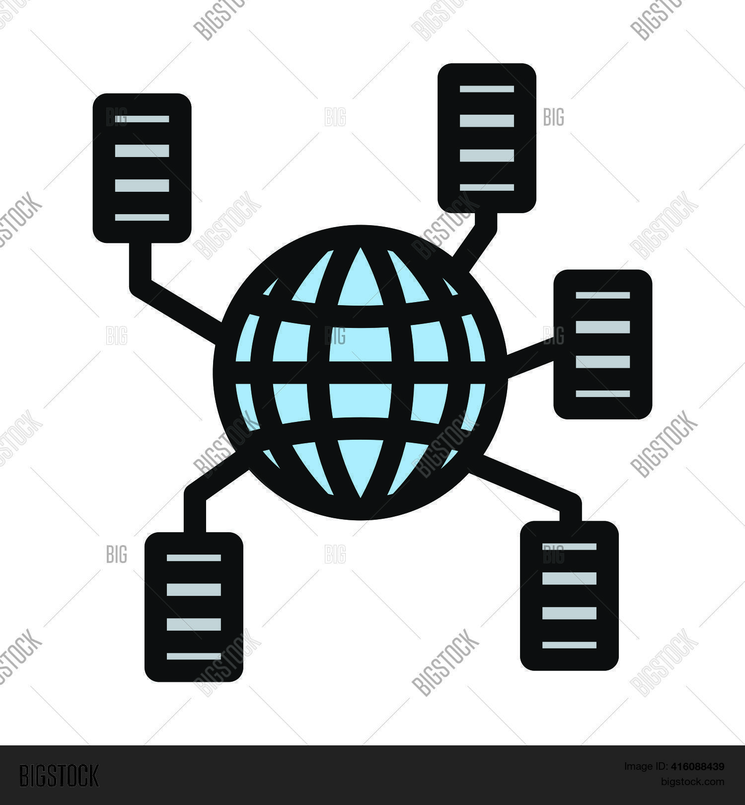 Big Data Icon. Vector & Photo (Free Trial) | Bigstock