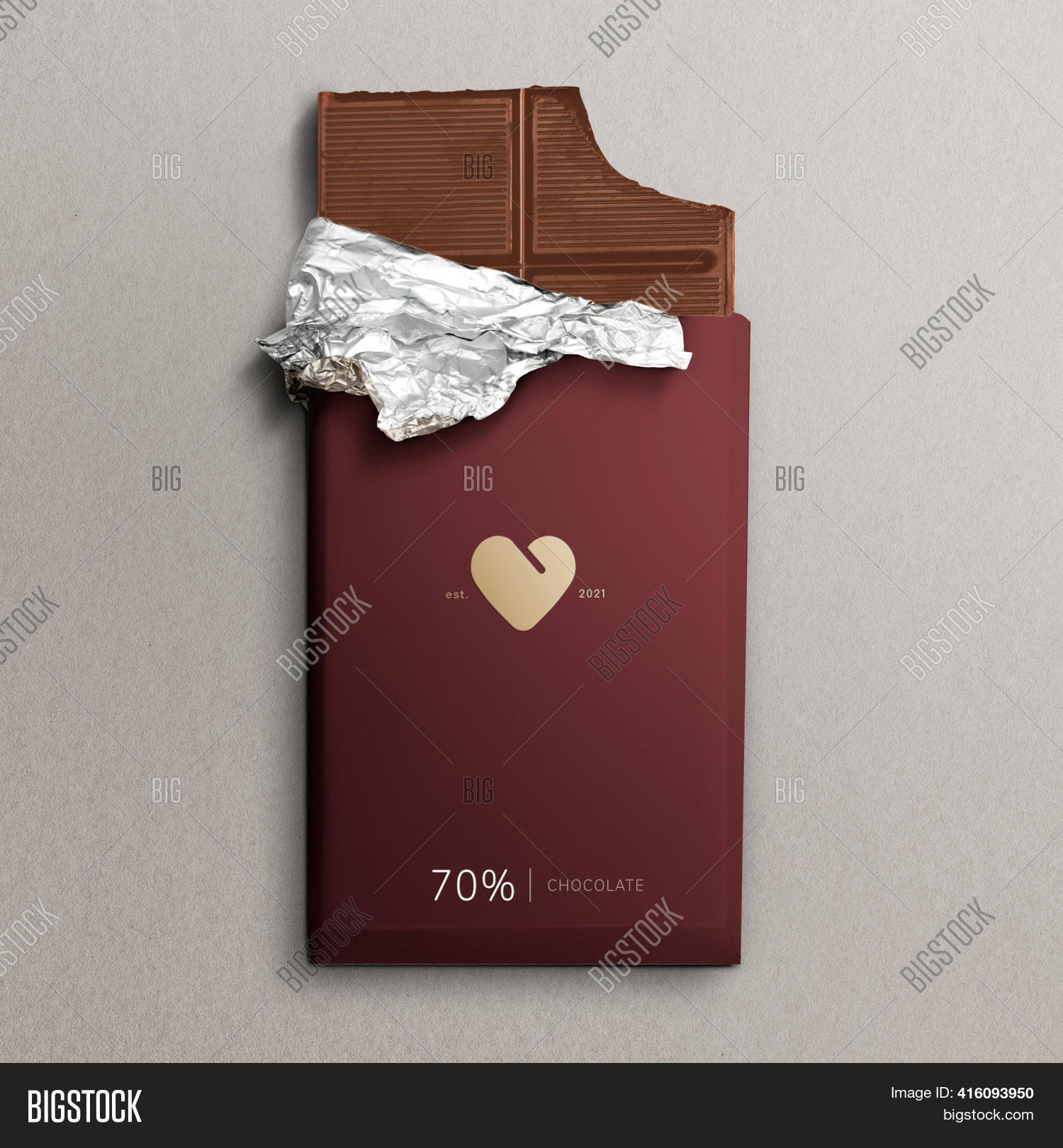 Bitten Chocolate Bar Image & Photo (Free Trial) | Bigstock