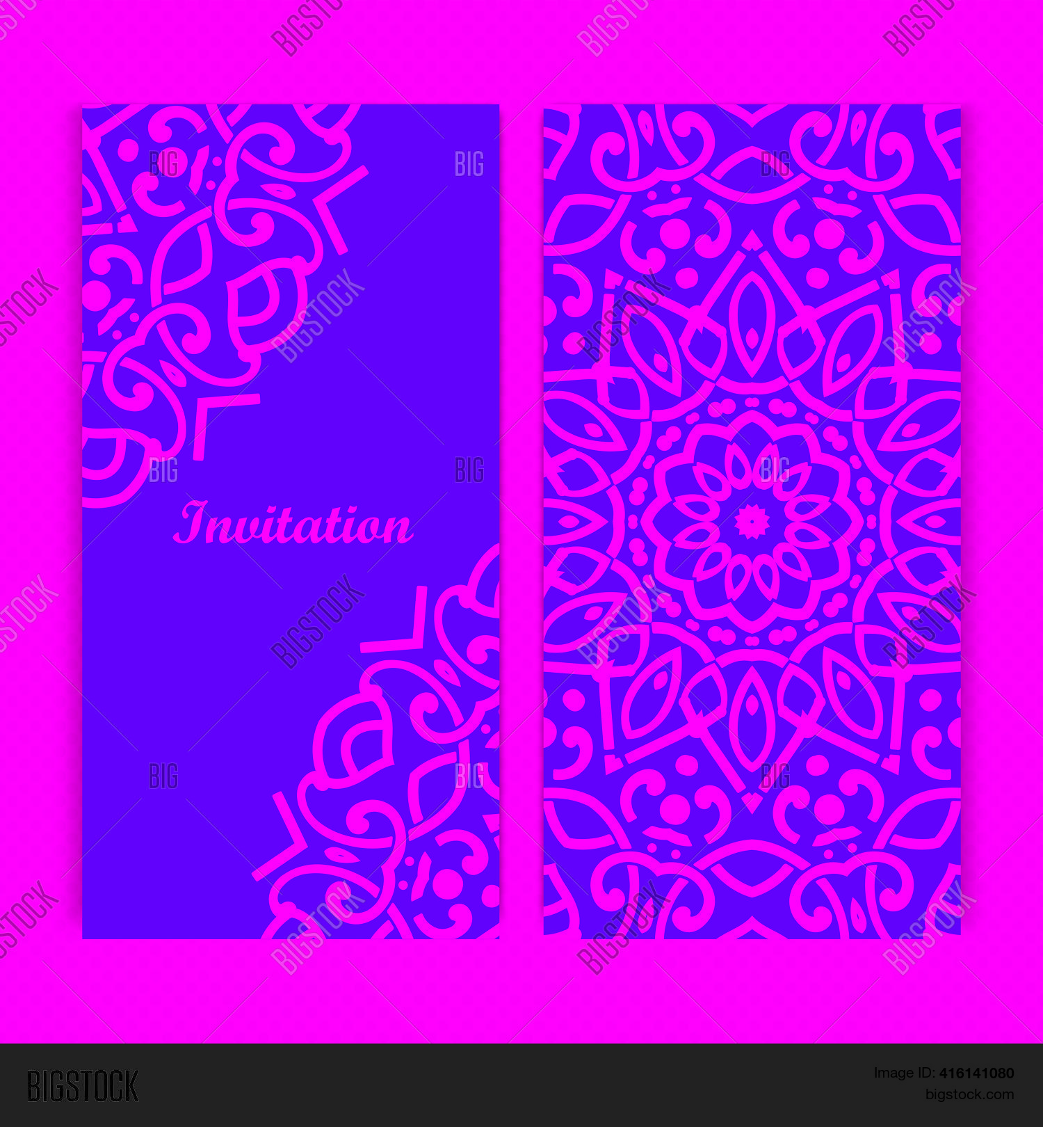 Mandala Invitation Vector & Photo (Free Trial) | Bigstock