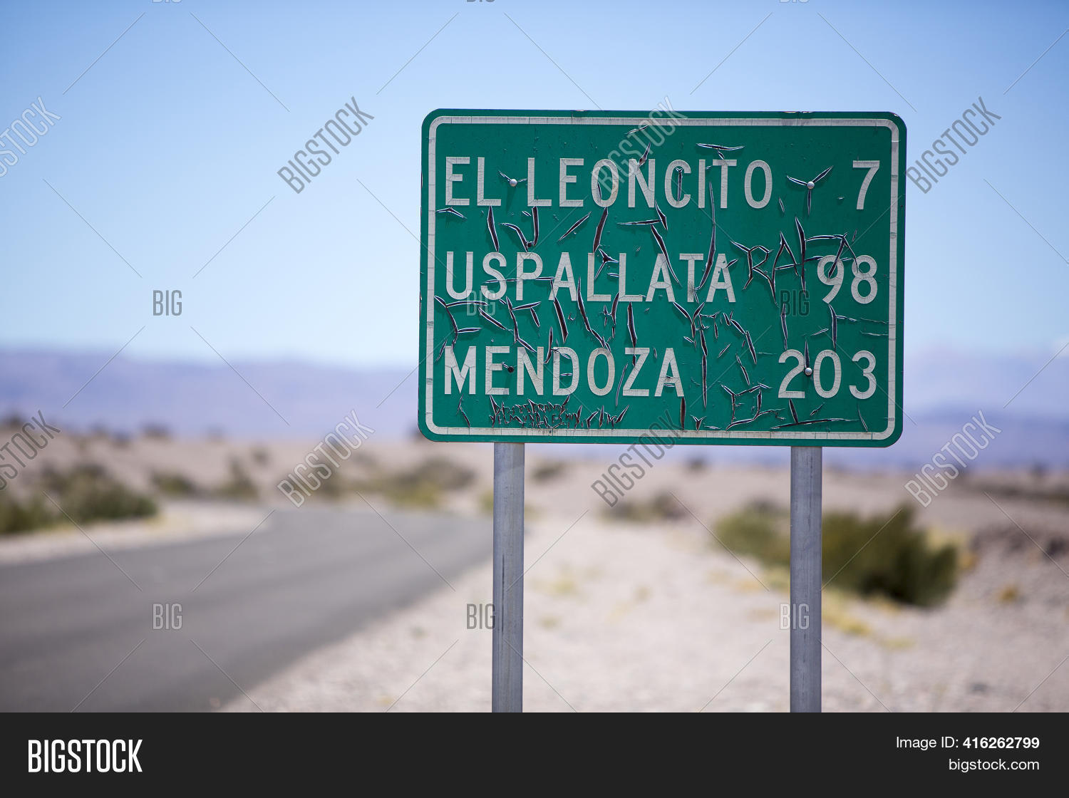 Old Distance Sign Road Image & Photo (Free Trial) | Bigstock