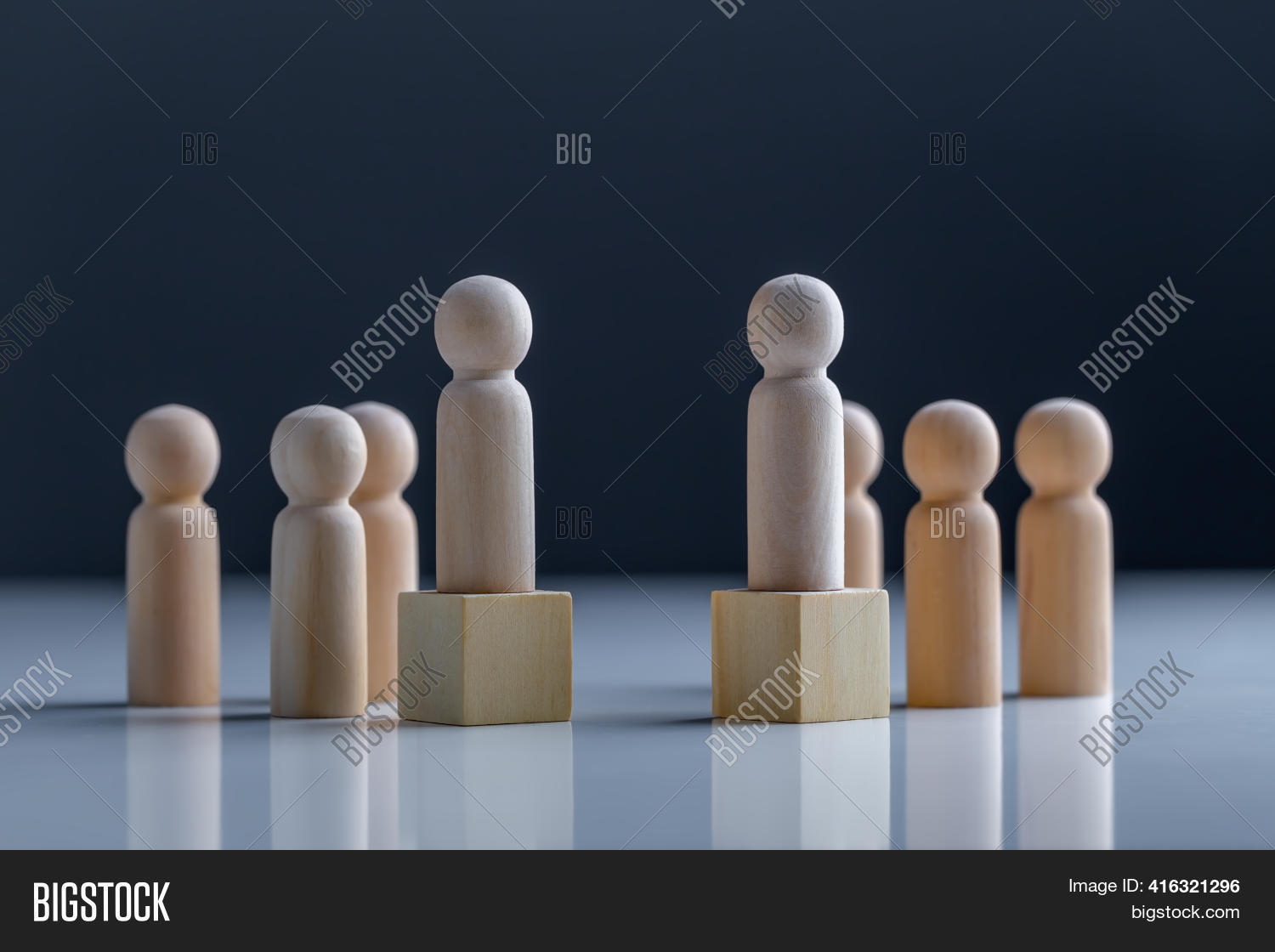 Leaders Two Teams Image & Photo (Free Trial) | Bigstock
