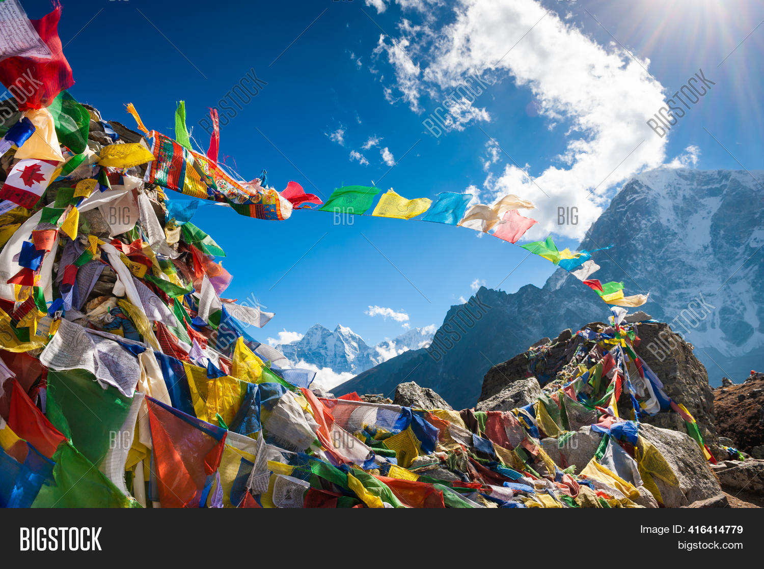 Colorful Prayer Flags Image & Photo (Free Trial) | Bigstock