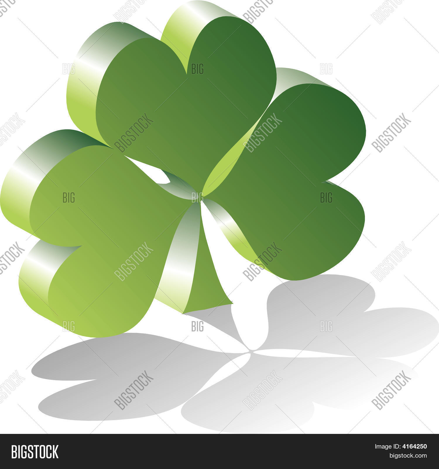 3D Shamrock Vector & Photo (Free Trial) | Bigstock