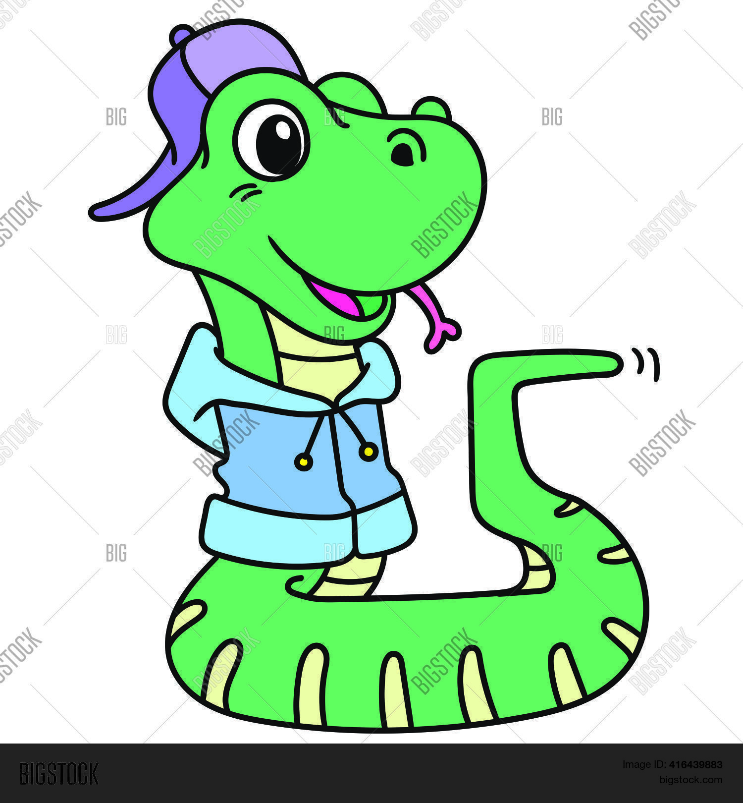 Cool Python Boy Vector & Photo (Free Trial) | Bigstock