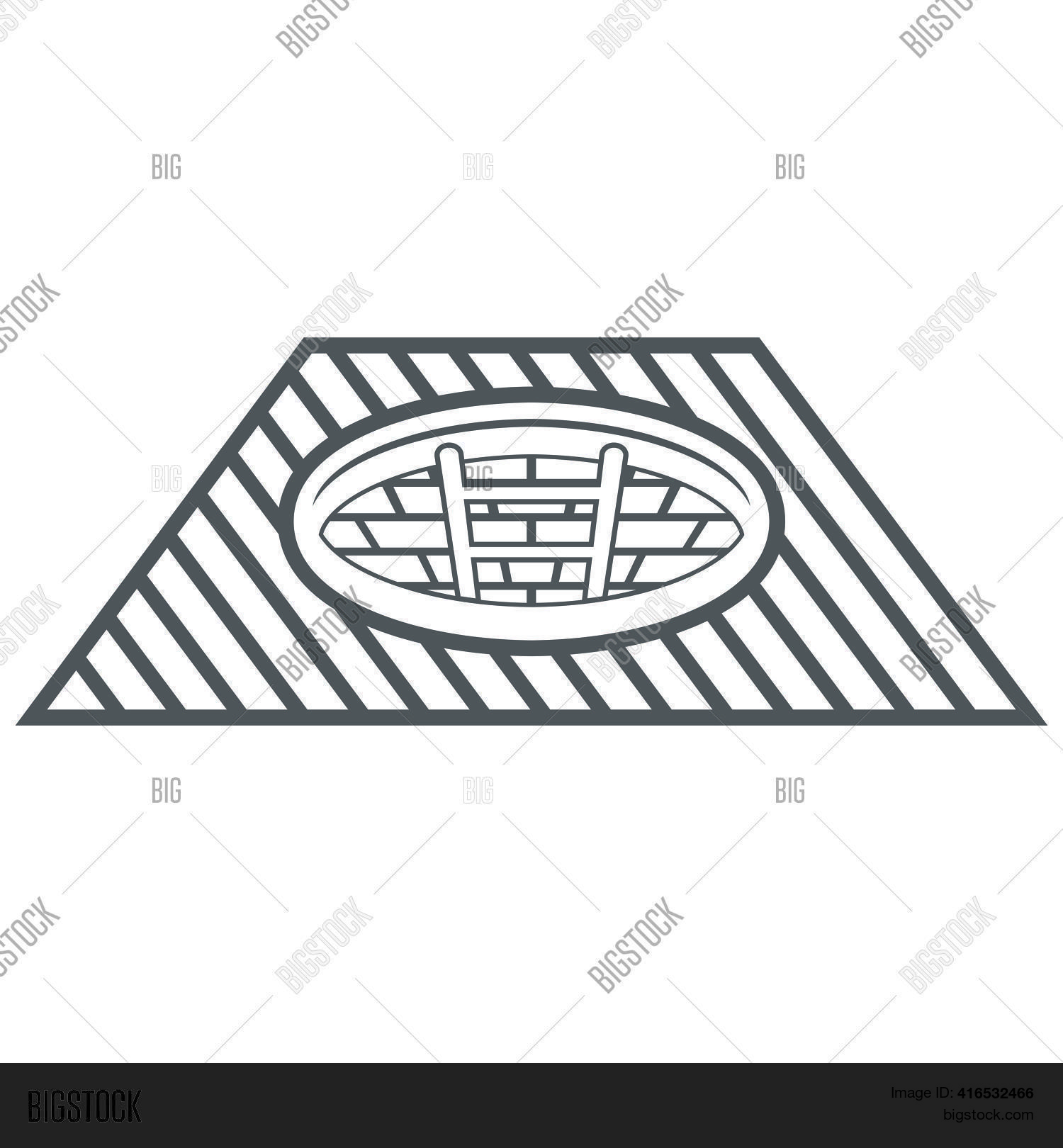 Open Sewer Manhole Vector & Photo (Free Trial) | Bigstock
