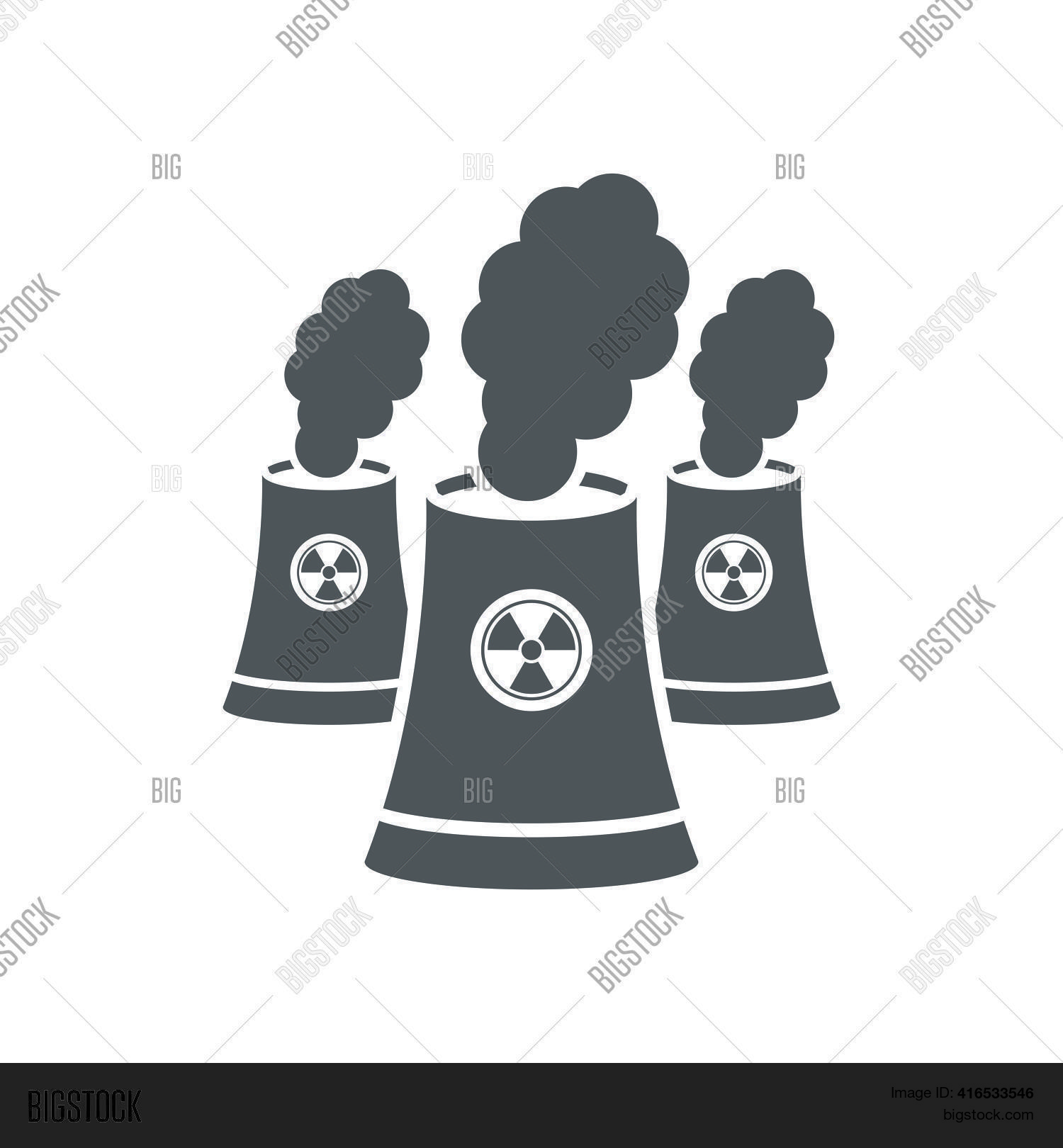 Nuclear Power Plant Vector & Photo (Free Trial) | Bigstock
