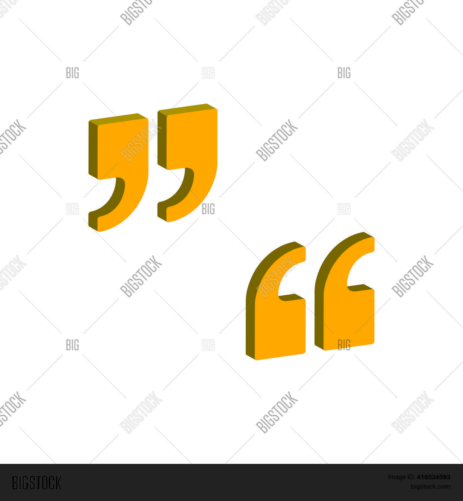 Double Commas On Vector & Photo (Free Trial) | Bigstock