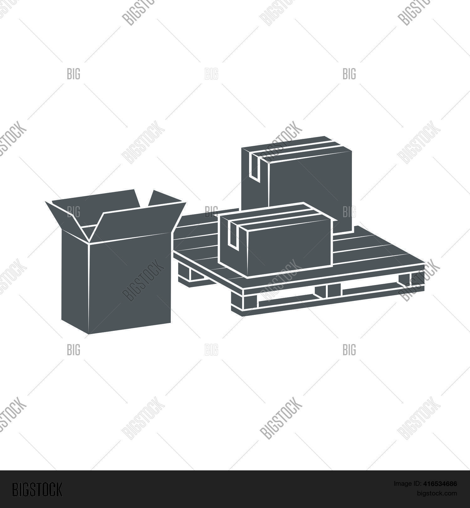 Cardboard Boxes Vector & Photo (Free Trial) | Bigstock
