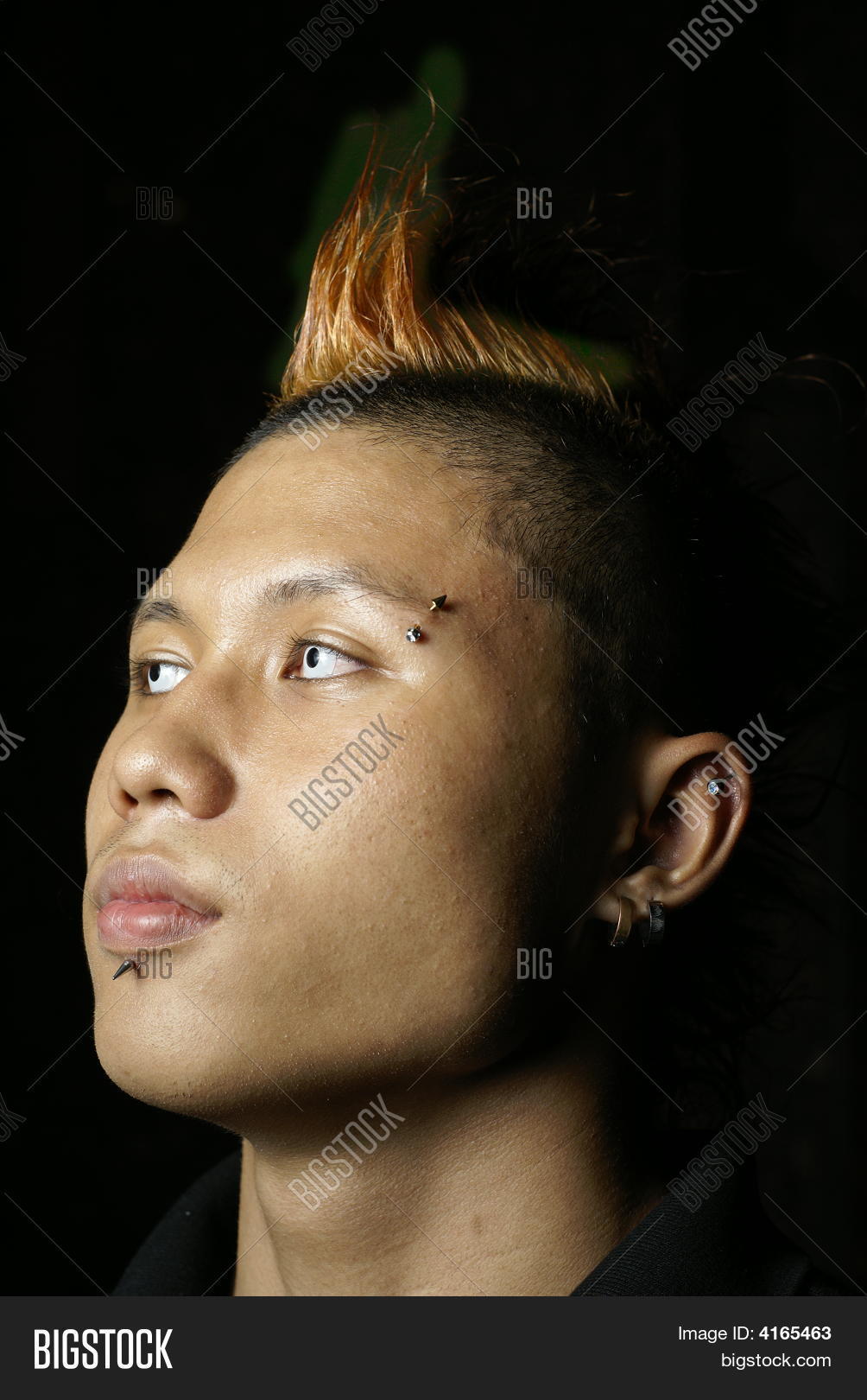 Asian Mohawk Facial Image & Photo (Free Trial) | Bigstock