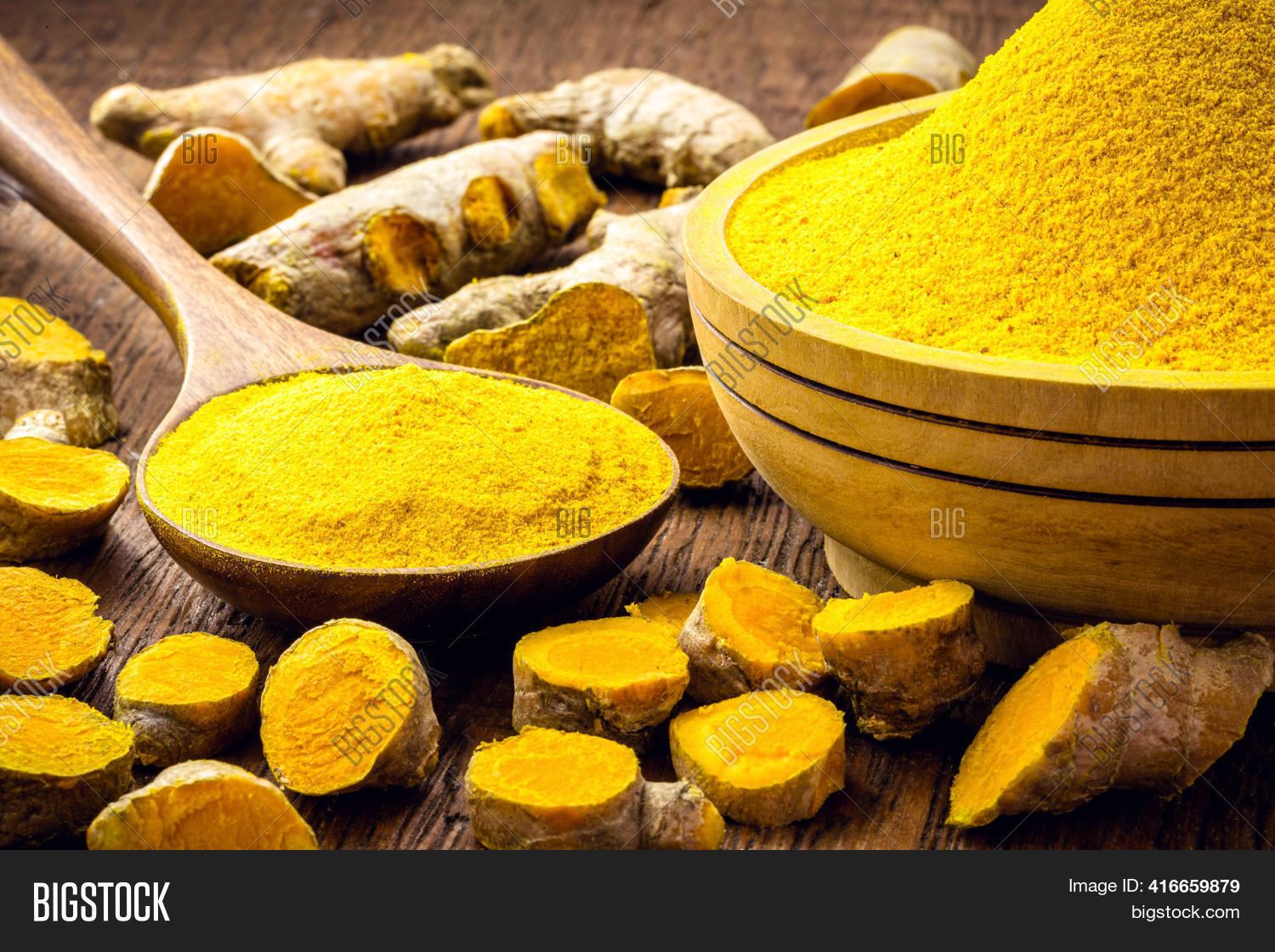 Turmeric Powder, Known Image & Photo (Free Trial) | Bigstock