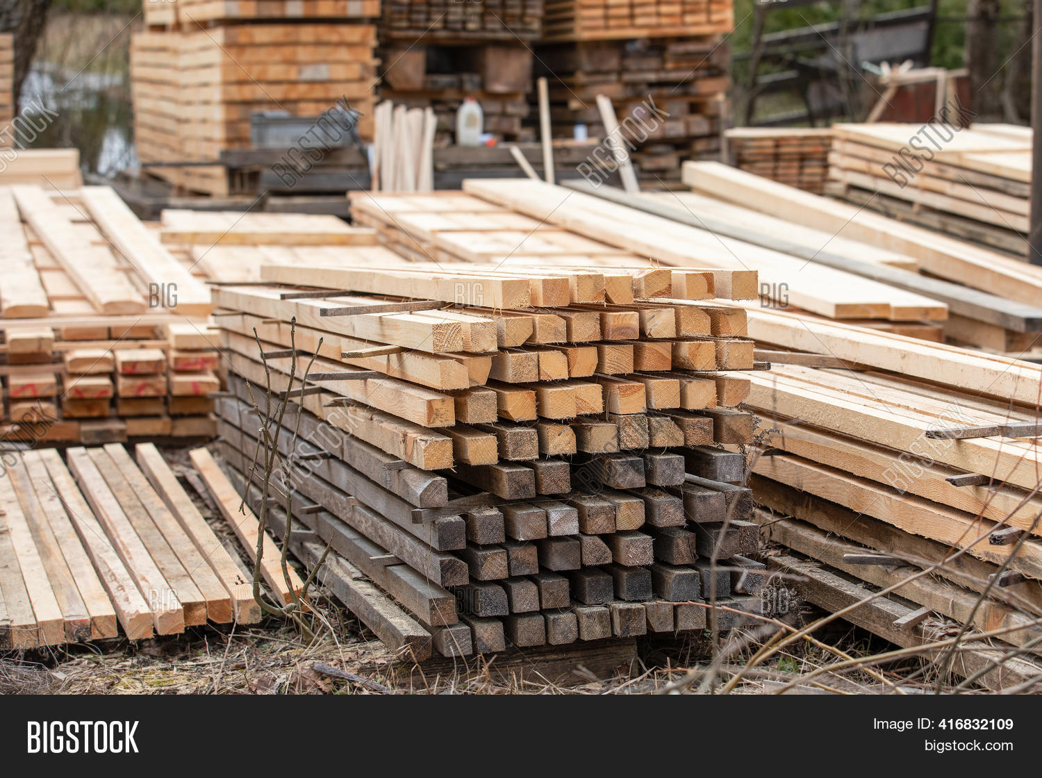 Timber Storage Sawing Image & Photo (Free Trial) | Bigstock