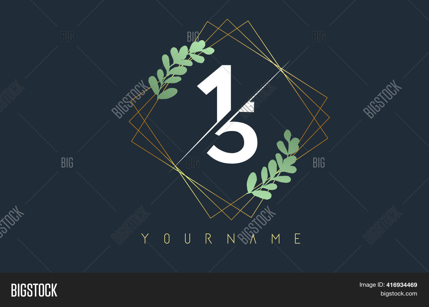 Number 15 1 5 Logo Vector & Photo (Free Trial) | Bigstock