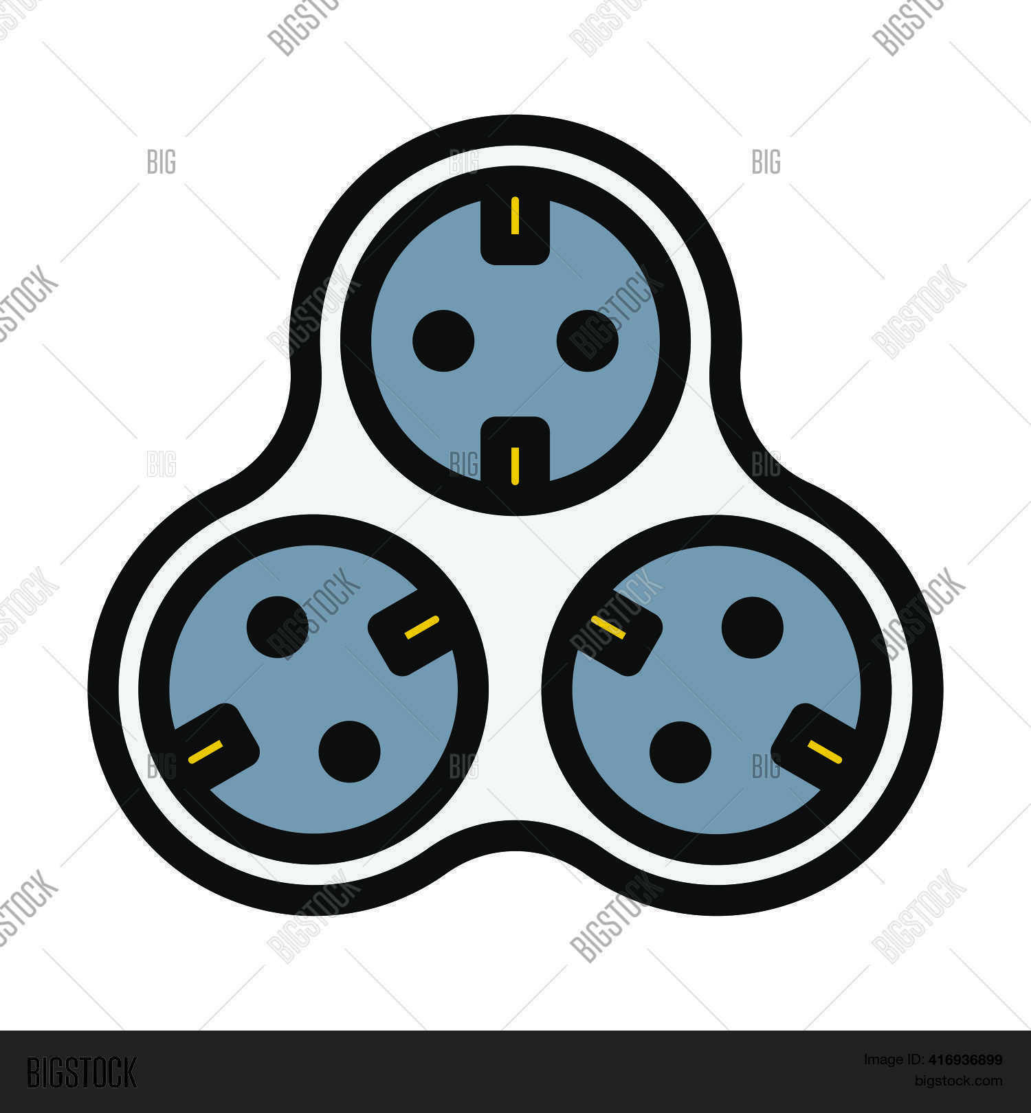 Ac Splitter Icon. Vector & Photo (Free Trial) | Bigstock