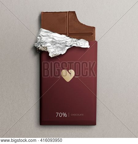 Bitten Chocolate Bar Image & Photo (Free Trial) | Bigstock
