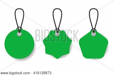 Set Green Price Tags Vector & Photo (Free Trial) | Bigstock
