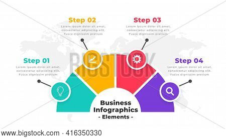 Four Steps Timeline Vector & Photo (Free Trial) | Bigstock