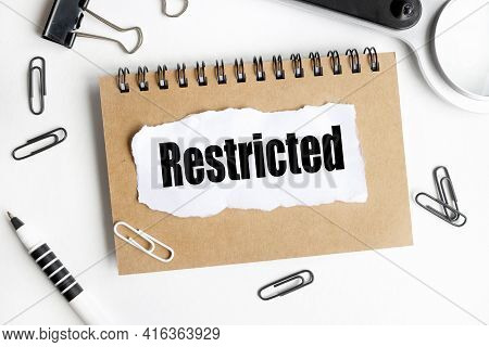 Restricted. Concept Image & Photo (Free Trial) | Bigstock