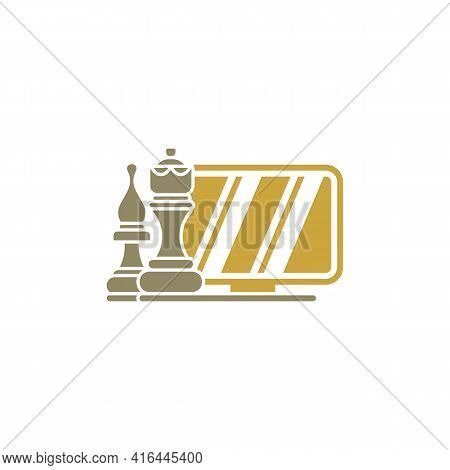 Screen Chess Logo Vector & Photo (Free Trial) | Bigstock
