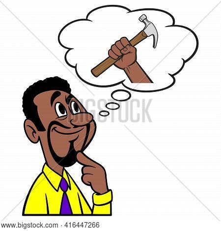 Man Thinking About Vector & Photo (Free Trial) | Bigstock