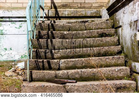 Old Broken Staircase. Image & Photo (Free Trial) | Bigstock