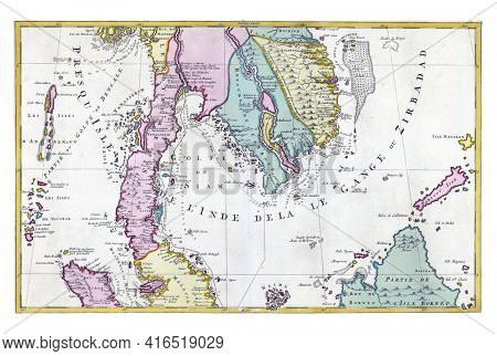 Map Kingdom Siam, Image & Photo (Free Trial) | Bigstock