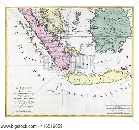 Map Kingdom Siam, Image & Photo (Free Trial) | Bigstock