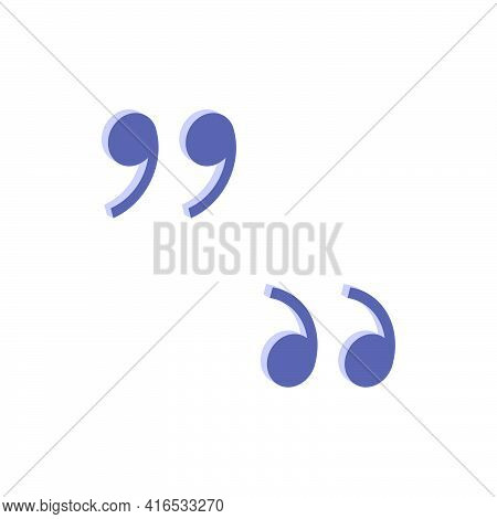 Double Commas On Vector & Photo (Free Trial) | Bigstock