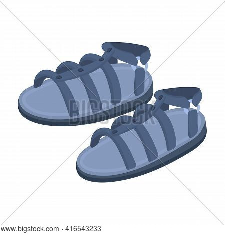 Sandal Vector Cartoon Vector & Photo (Free Trial) | Bigstock