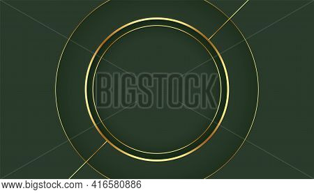 Golden Circle Frame Vector & Photo (Free Trial) | Bigstock