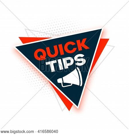 Quick Tips Background Vector & Photo (Free Trial) | Bigstock