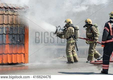 Group Firefighters Image & Photo (Free Trial) | Bigstock
